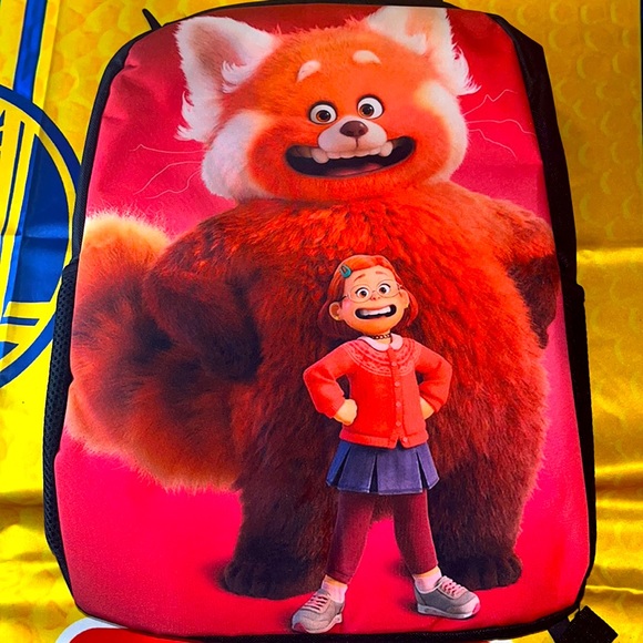 Accessories | Turning Red Backpack Cartoon New Kawaii Disney Pixar ...